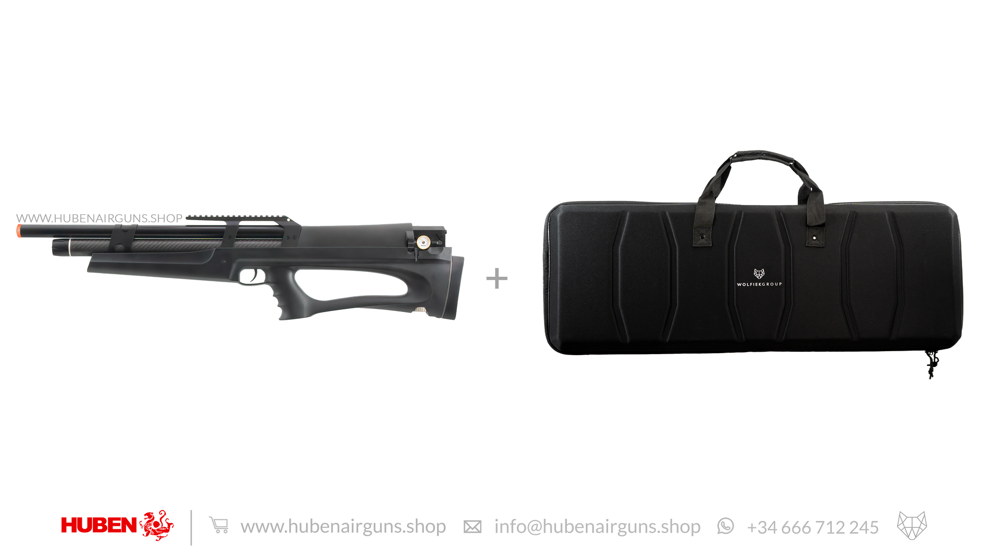 Huben K1 .25 Caliber Semi Auto Air Rifle | Huben