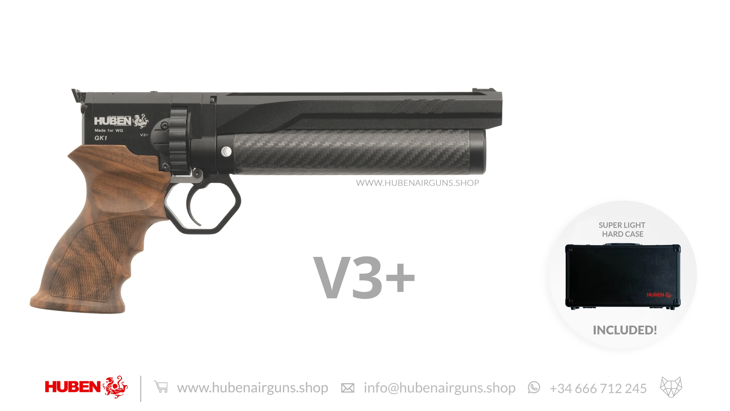 Huben GK1 V3 .25 Cal Airgun | Huben