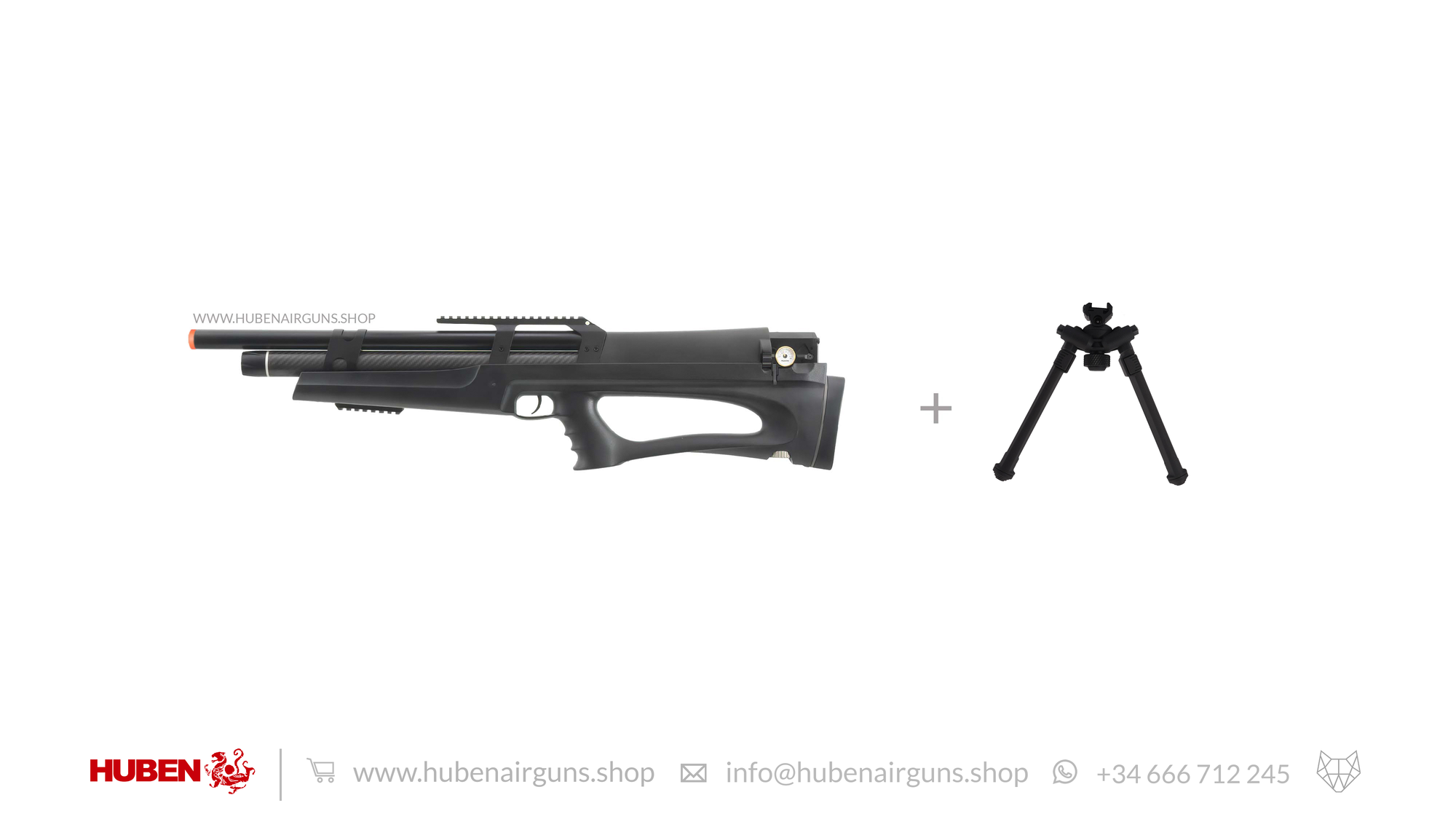 Huben K1 .25 Caliber Semi Auto Air Rifle | Huben